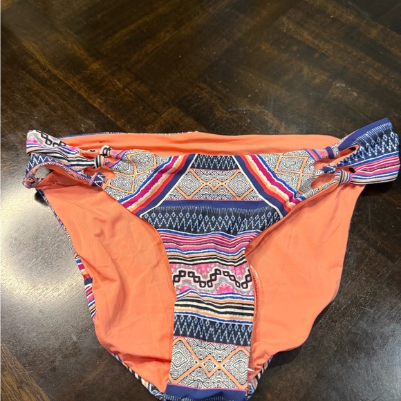 Red Carter | Swim | Red Carter Orange And Blue Bikini With Geometric ...
